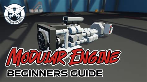 Modular Engine Build 8cyl 1x1 Stormworks Tutorial How To Youtube