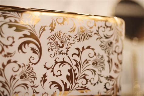 Tsc 655 อ่างเซรามิคสี่เหลี่ยม สีทอง ร้านต้นข้าวโคมไฟ Toncawlamp