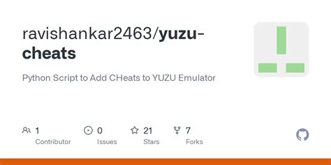 yuzu cheats creating cheats db ipynb at main · ravishankar2463 yuzu