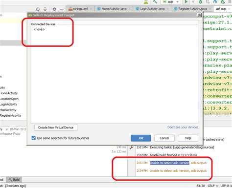 Unable To Detect Adb Version Adb Output In Android Studio Stack Overflow