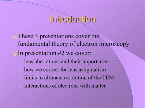 Basic Electron Microscopy Basic Em122ppt