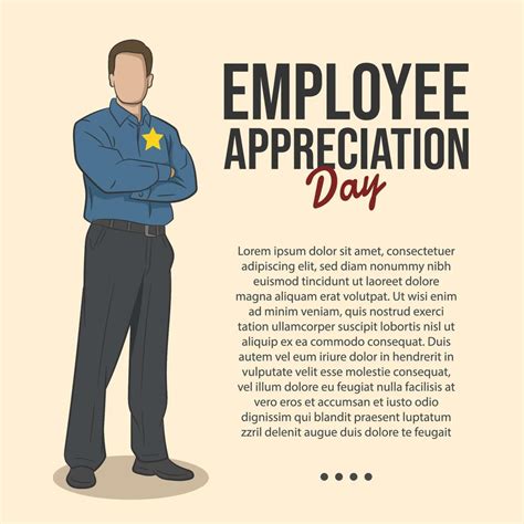 Happy National Employee Appreciation Day Template 17578821 Vector Art