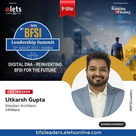Utkarsh Gupta On Linkedin 8th Elets Bfsi Leadership Summit Bfsi Summit Bfsi Conference Mumbai