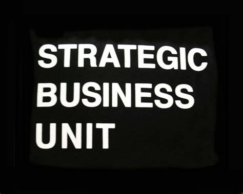 Sbu Strategic Business Unit Sbu Strategic Business Unit