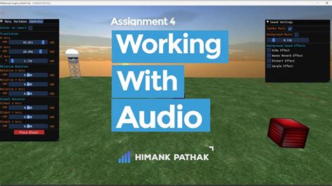 Assignment 4 Working With Audio Fundamentals Of Game Engine Design Youtube