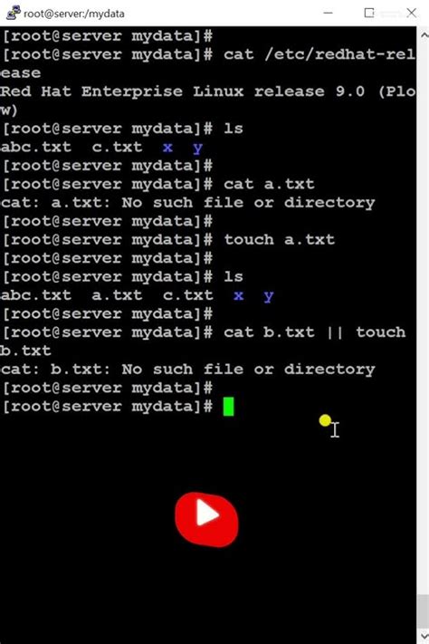 Combine Multiple Commands Using Or Operator Rhelcentos Linux Linuxtraining Linuxcommands