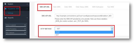 Post Method Api For Sending Opencart Sms Purpletree