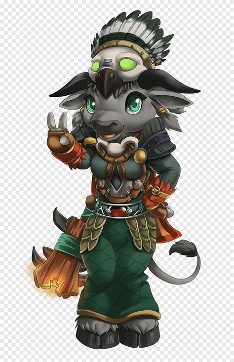 Tauren World Of Warcraft Legion Drawing World Of Warcraft Chibi
