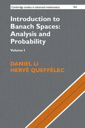 PDF Introduction To Banach Spaces Analysis And Probability Volume By Daniel Li