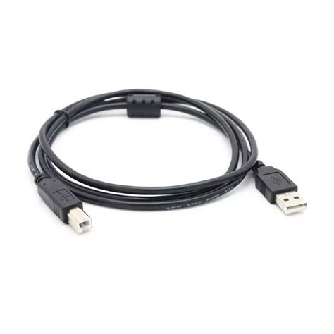 Cabo Usb 2 0 Ab 1 5m Preto Para Arduino Uno Mega Bit Maker Arduinos Módulos Sensores 3d