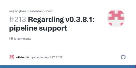 Regarding V Pipeline Support Issue Oegedijk Explainerdashboard GitHub
