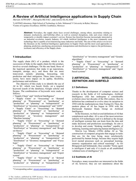 a review of artificial intelligence applications i pdf machine learning artificial