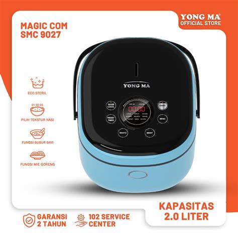 Jual Yong Ma Digital Rice Cooker Magic Com Smc 9027 Shopee Indonesia