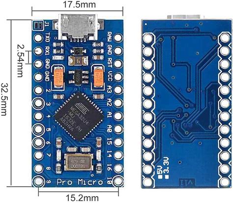Arduino Micro Clone Pinout Guide