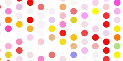 Light Multicolor Vector Backdrop With Dots 13655456 Vector Art At Vecteezy