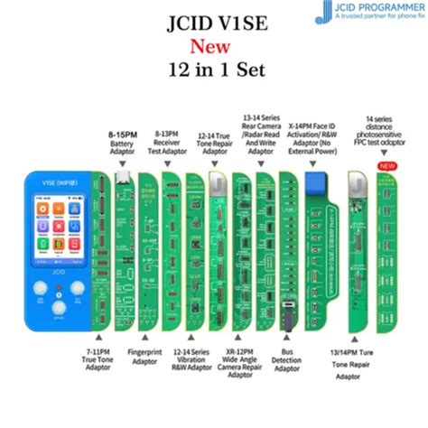 Plastic Jcid V1se Wifi Programmer 10 In 1 Set For Iphone 7 14 Series At
