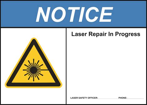 Warning Class 4 Laser Controlled Area Laser Warning Sign Phillips Safety