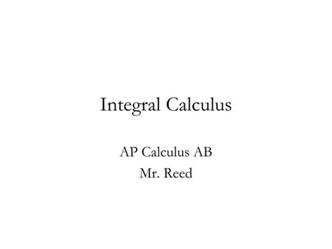 Ppt Integral Calculus Powerpoint Presentation Free Download Id 5282806
