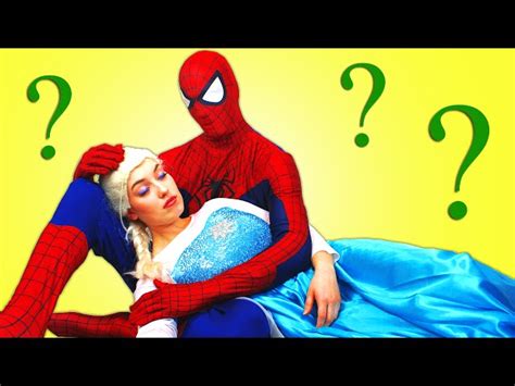 Spiderman And Elsa Kiss 53 Koleksi Gambar
