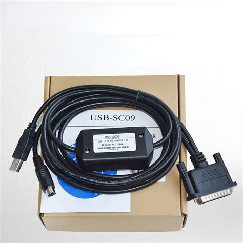 Usb Sc09 Plc Communication Cable Fx And A Series Programming Cable