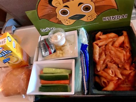 Etihad Airways Economy Class Food