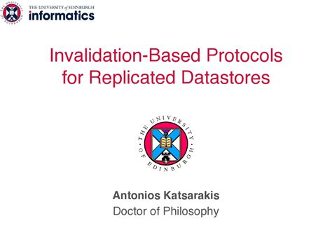 Invalidation Based Protocols For Replicated Datastores Speaker Deck