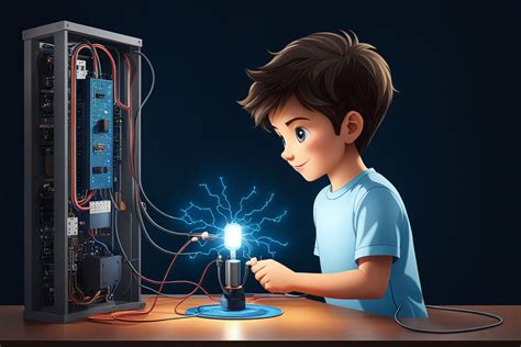 A Babe Connecting Cell To A Electric Circuit Animated By Sundram Prakash Playground