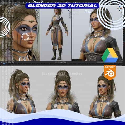 Jual Blender 3d Tutorial Flycat Game Ready Character Modeling Full Process Shopee Indonesia