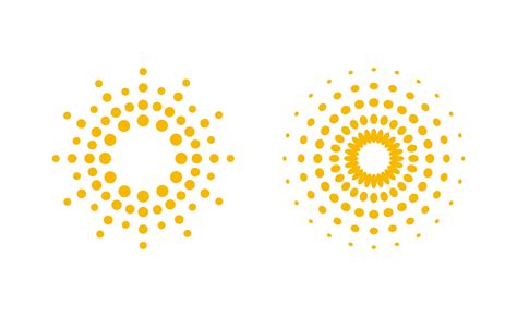 Dot Circular Pattern Icon Logo Circle Vortex Background 44625434 Vector