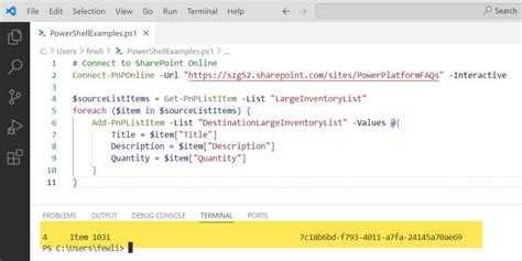 Copy Items From One List To Another In SharePoint Online Using PnP