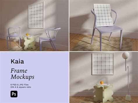Frame Mockup Bundle Poster Frames A3 Frame Mockup Set White Etsy