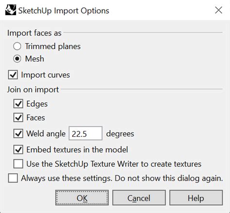 Sketchup To Rhino Dealing With All Sketchup Geometry On Layer0