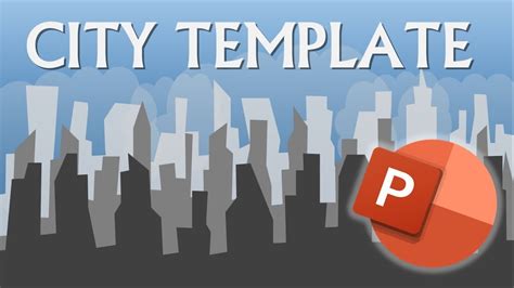 how to design city template on powerpoint very easy