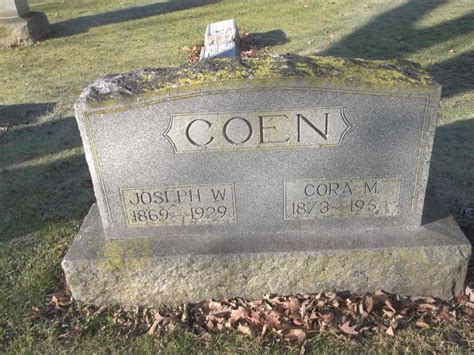 Joseph William Coen 1869 1929 Find A Grave Memorial
