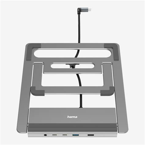 Hama Connect2office Stand Usb C Docking Station Laptop Stand 12