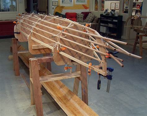 Sarum Boats Stringers Are On The Forms