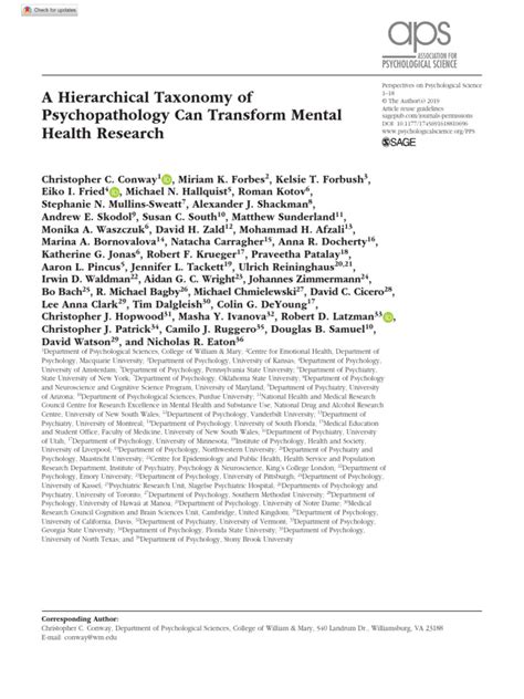 Hierarchical Taxonomy Pdf Mental Disorder Borderline Personality