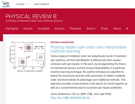 Two Papers Published In Prb Two Papers Published In Prb