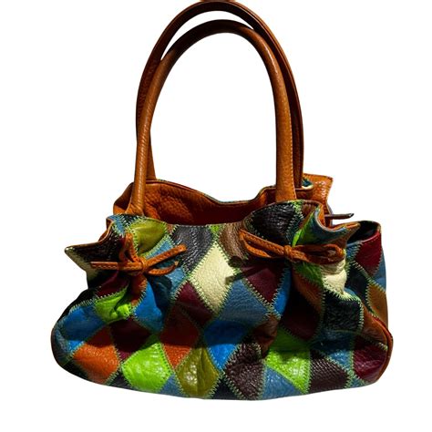 Womens Ladies Patchwork Handbags
