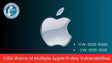 cisa issues alert on actively exploited apple 0 day vulnerabilities
