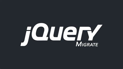 jquery migrate explained and how to remove it