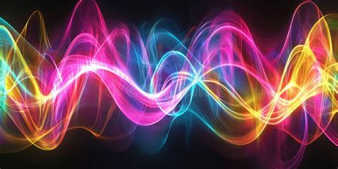 A Mesmerizing Colorful Abstract Background Featuring Rhythmic Wave