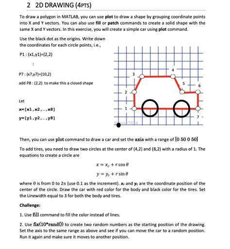 Solved D DRAWING PTS To Draw A Polygon In MATLAB You Chegg Com