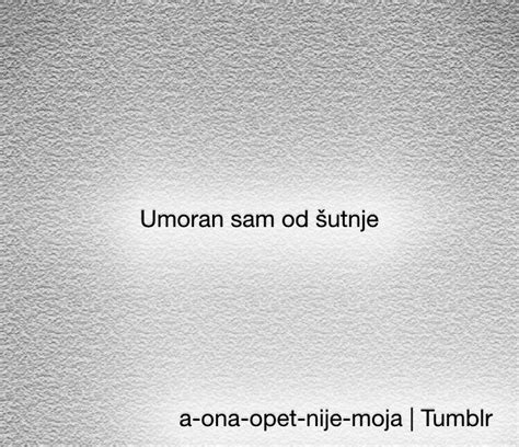 A Ona Opet Nije Moja