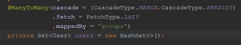Hibernate 多对多双向关联的异常更新数据时中间表会先执行删除 Code Bye Hibernate 多对多双向关联的异常更新数据时中间表会先执行删除 Code Bye