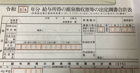 E Taxソフトを利用した給与所得の源泉徴収票等の法定調書合計表の作成と提出方法【令和4年；2022年分】 クマガイの社長blog