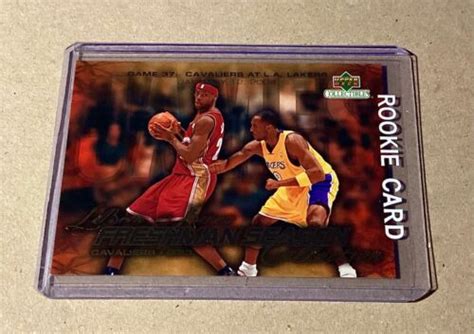 Lebron James Rookie 2003 Upper Deck Kobe Bryant 39 Lakers 03 04 Rare Sp
