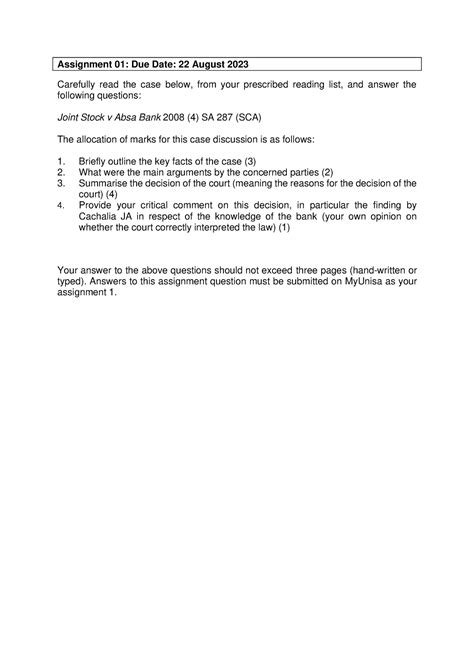 Assignment LML Assignment Due Date August