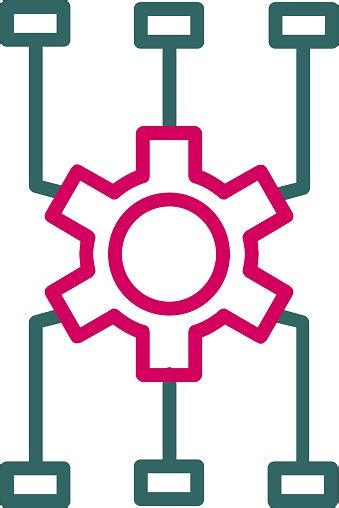 Algorithum Line Two Colour Icon Stock Illustration Download Image Now