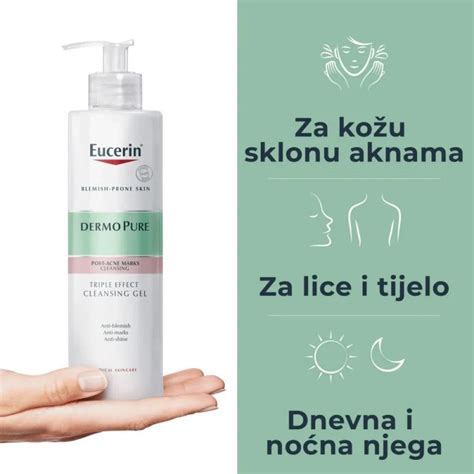 Eucerin Dermopure Gel Za čišćenje S Trostrukim Djelovanjem 400ml